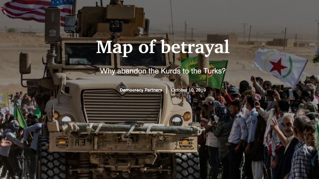 Betrayal map: Why are the Kurds being abandoned? Use StoryMaps to ...