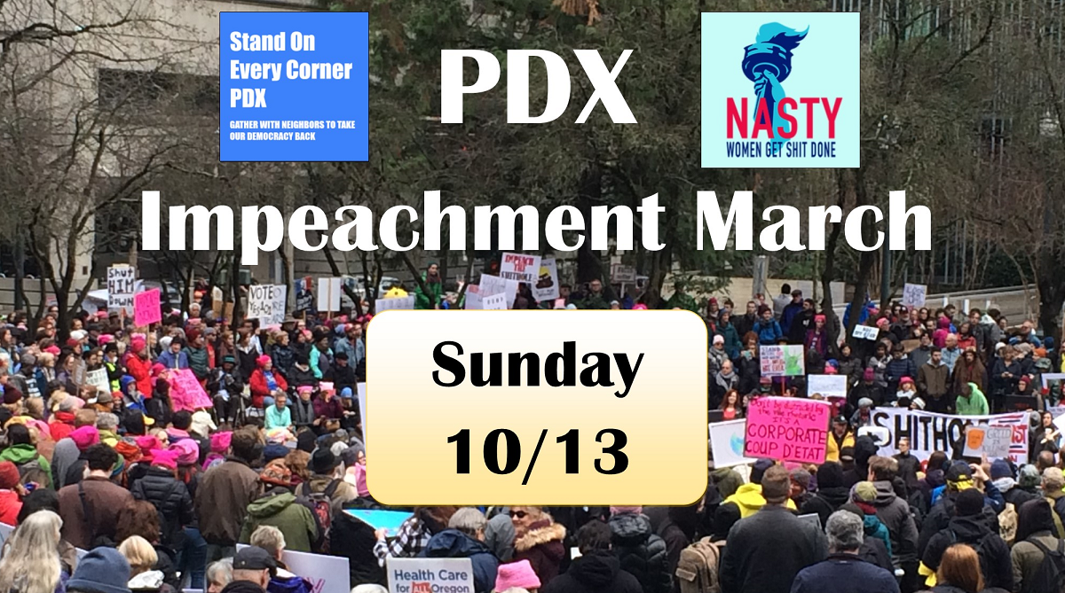 Portland, Oregon Will March Sunday 10/13 to Defend the Constitution