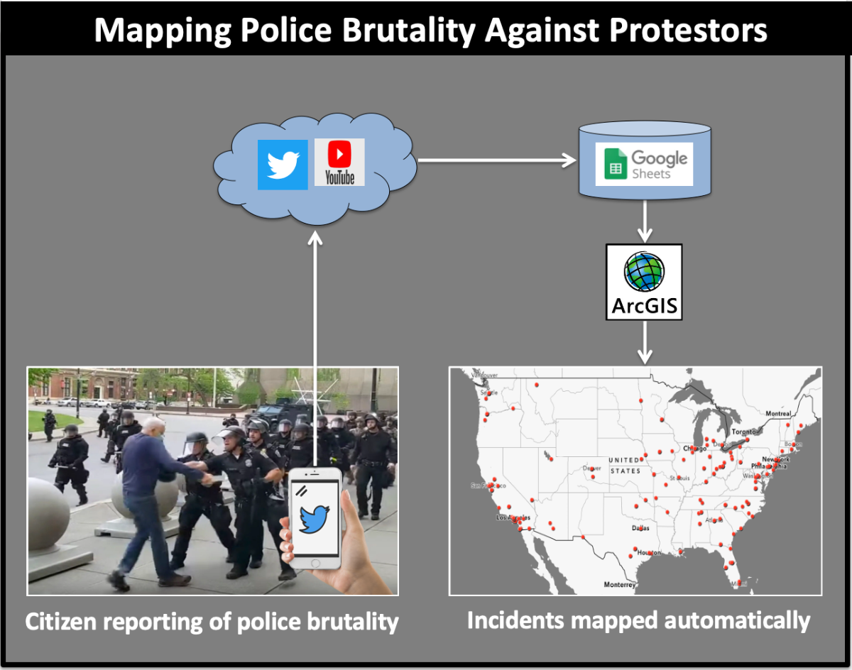 Nationwide map of police brutality created from tweets