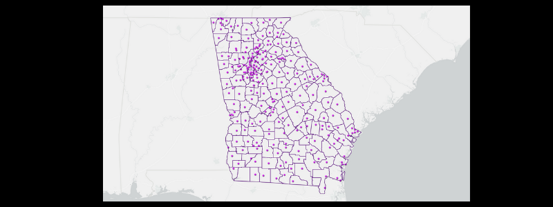 Voting in Georgia? Map of Early Voting Locations