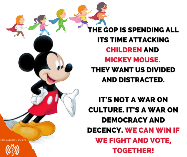 Use Mickey to Unite, not Divide and Distract