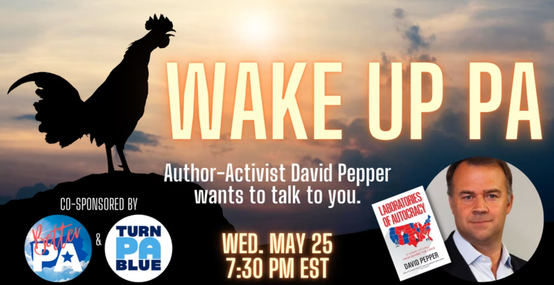 WEDNESDAY: Laboratories of Democracy With Author David Pepper