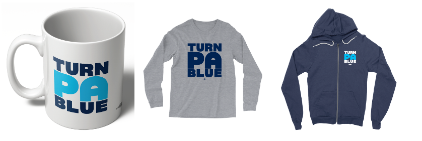 Show Your Support With Turn PA Blue Merch