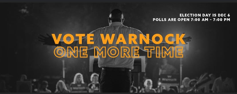 U.S. Senate Run-Off Election Day Voting Happening Now!