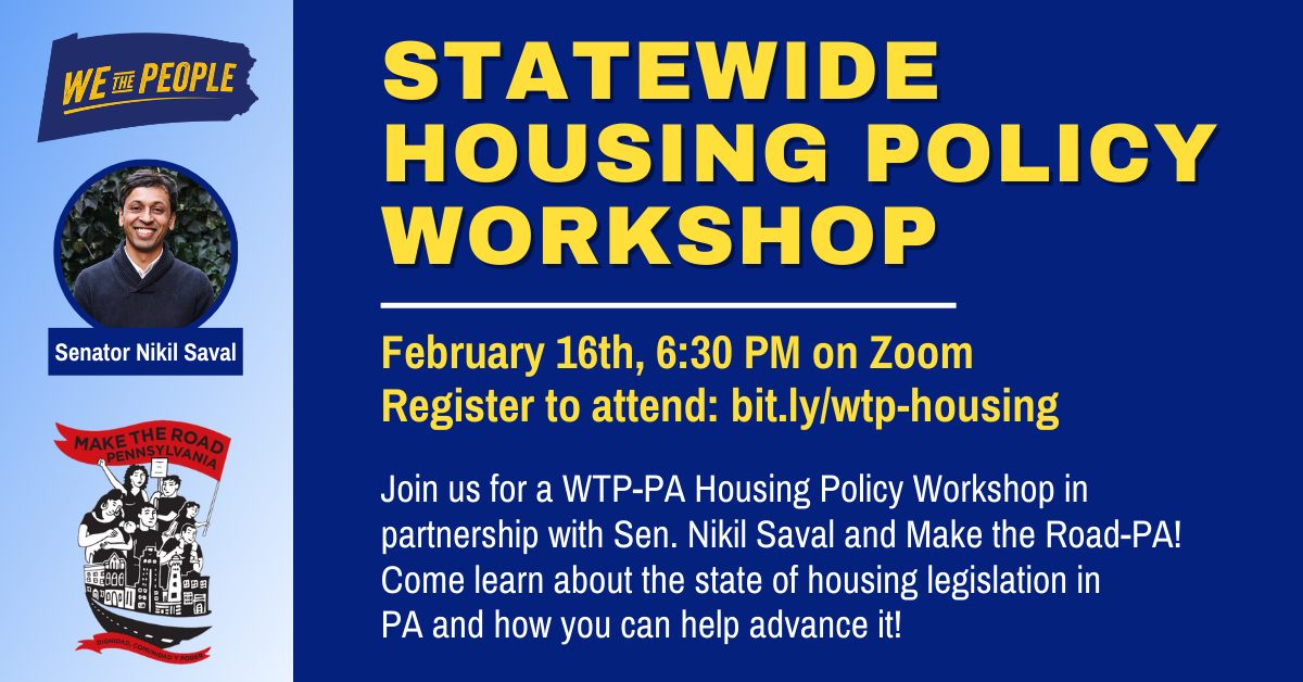 WTP-PA Statewide Zoom Workshops- TOMORROW and FRIDAY at 6:30 PM!