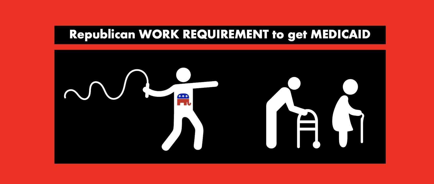 Republican Work Requirement to get Medicaid explained with AI
