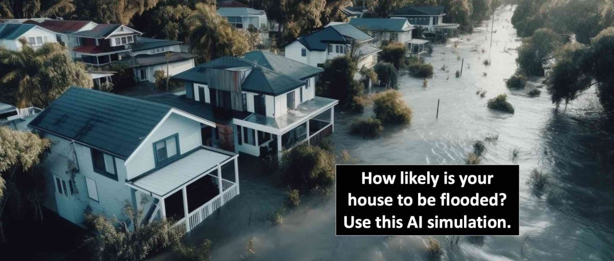 How likely is your house to be flooded? Check this AI simulation.