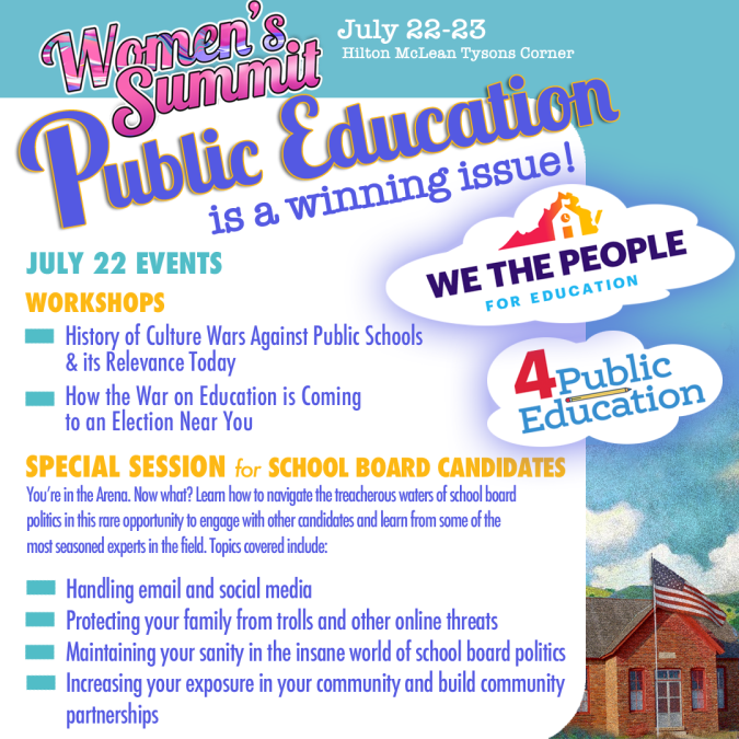 Public Education on the Big Stage at the Women's Summit