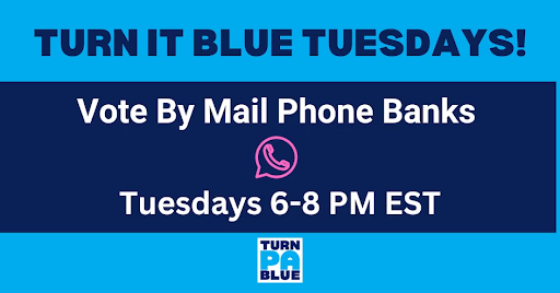 Virtual phone banks: protect PA voting by mail