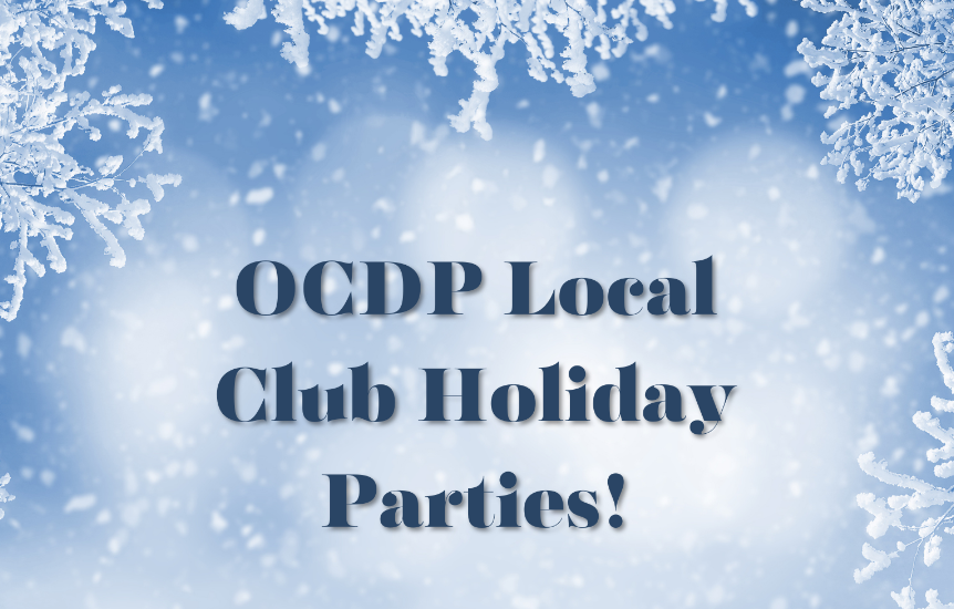OCDP LOCAL CLUB HOLIDAY PARTIES!