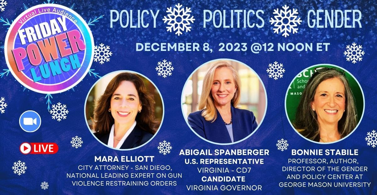 Gov Candidate Abigail Spanberger on Friday's Power Lunch!