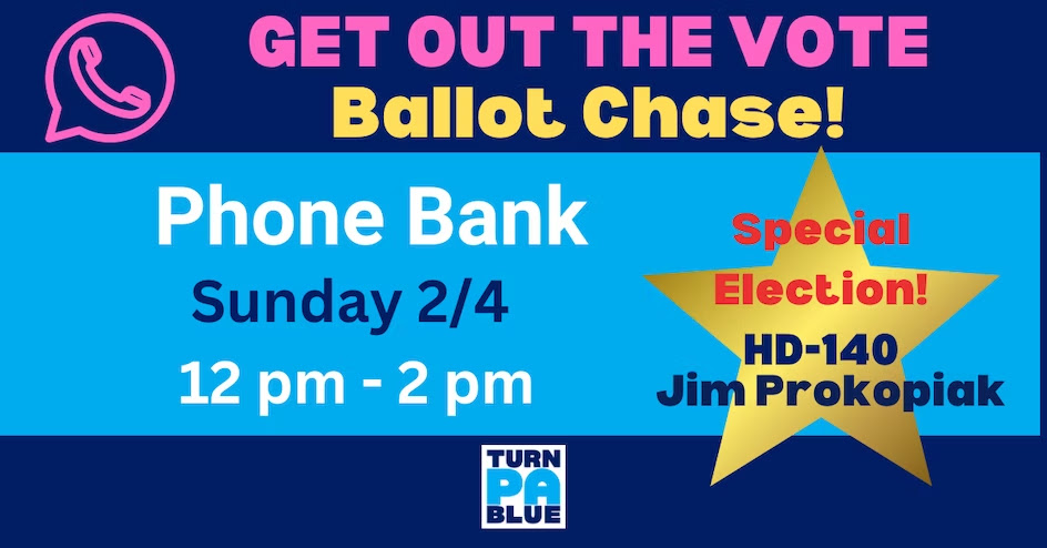 Special Election Phone Banks and Ballot Chase